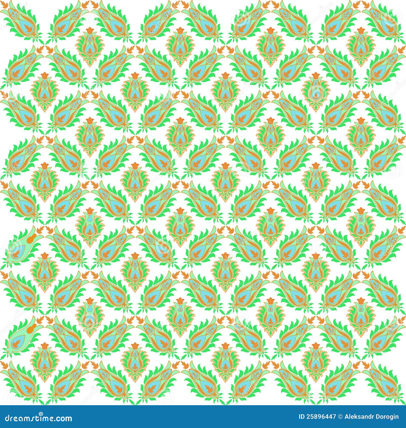 Colorful Seamless Wallpaper Stock Vector - Illustration of white ...