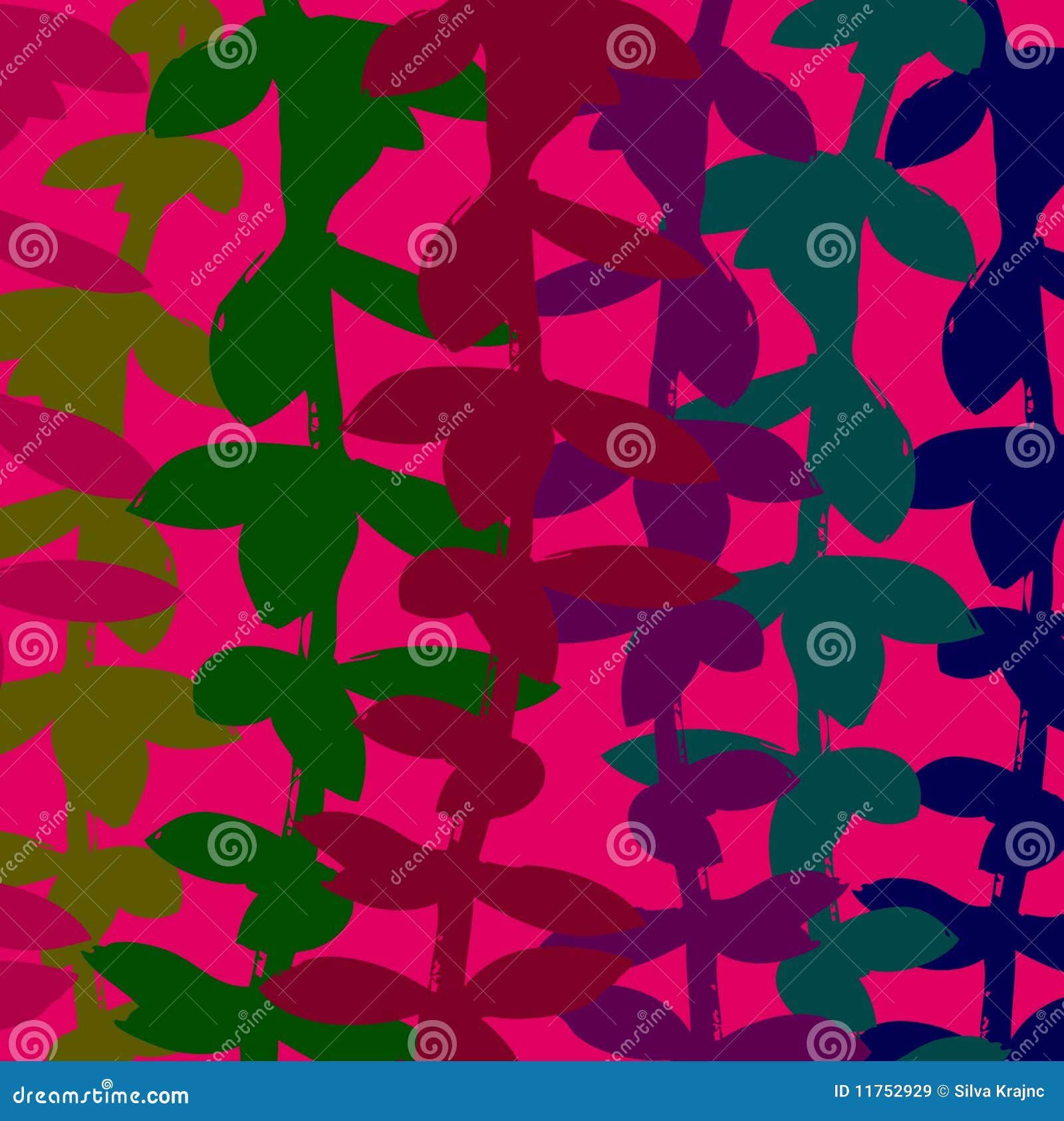 Colorful Seamless Wallpaper Vector Stock Vector - Illustration of ...