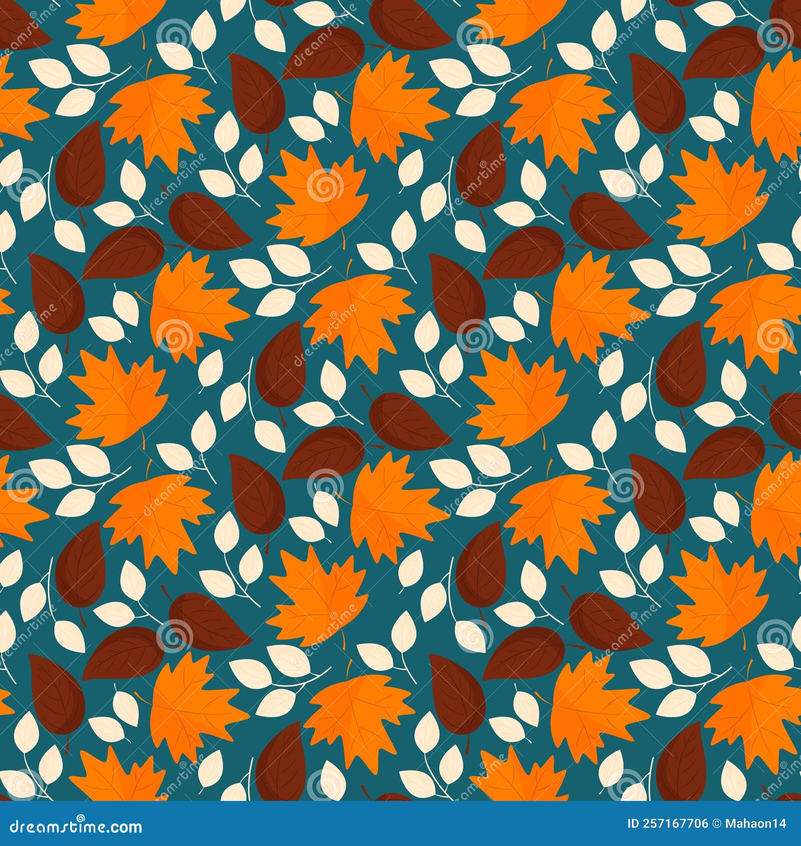 Colorful Seasonal Background with Autumn Leaves Stock Vector ...