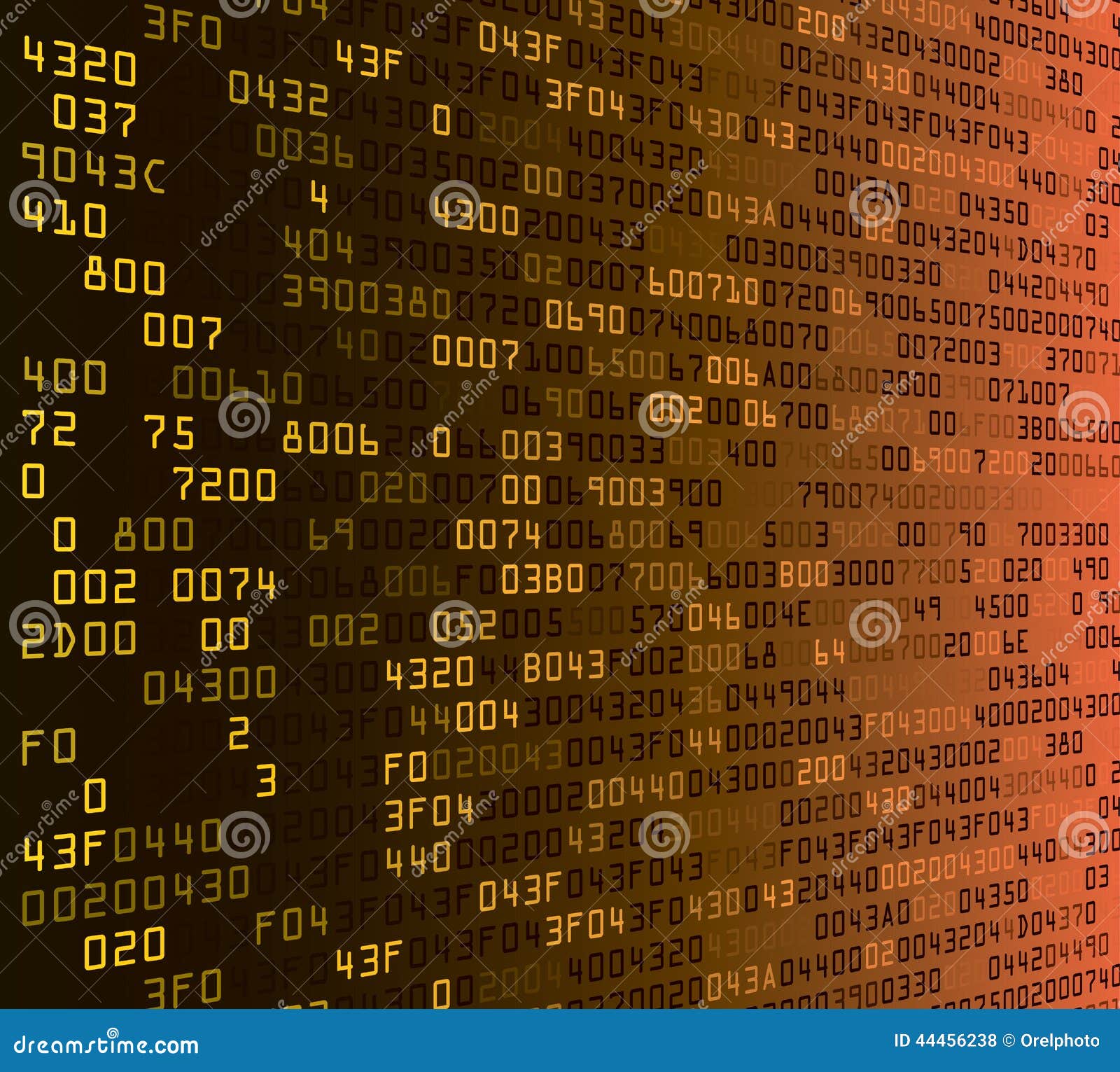 Colorful Security Background with HEX-code Stock Vector - Illustration ...