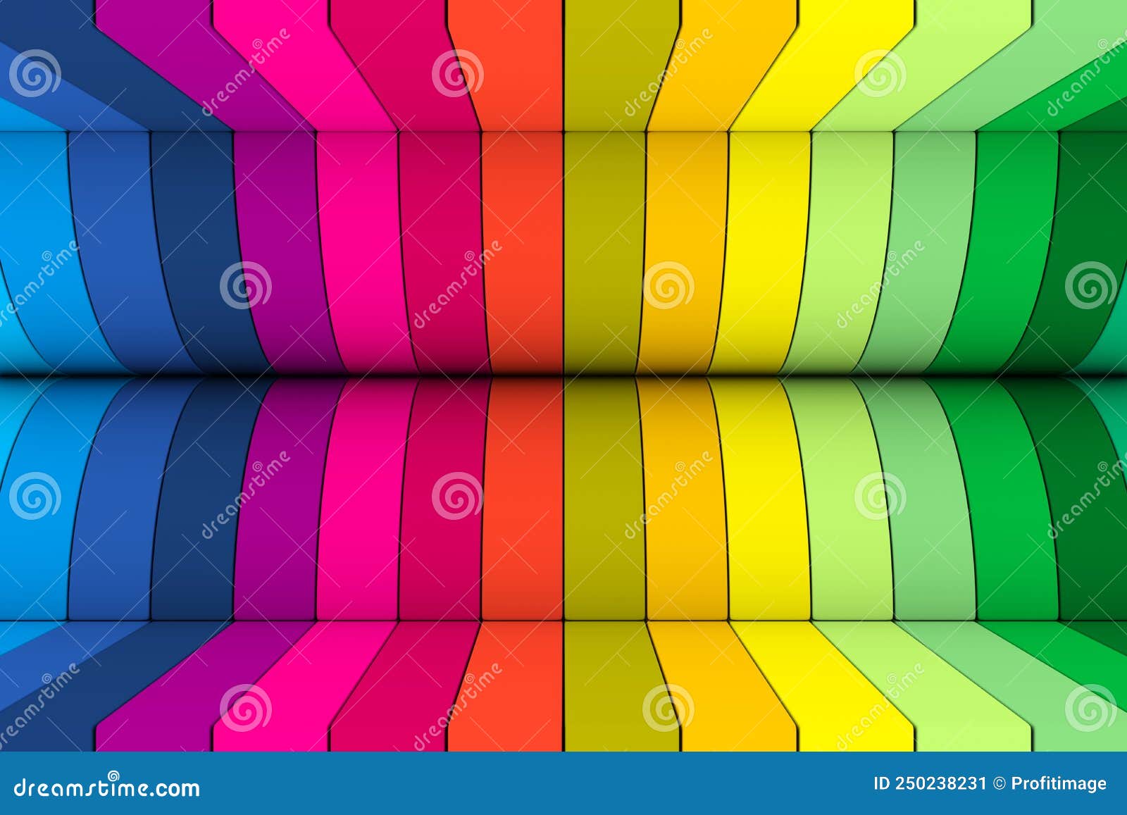 Colorful Semicircle And Circles For 3 Positions. Template For Colour ...