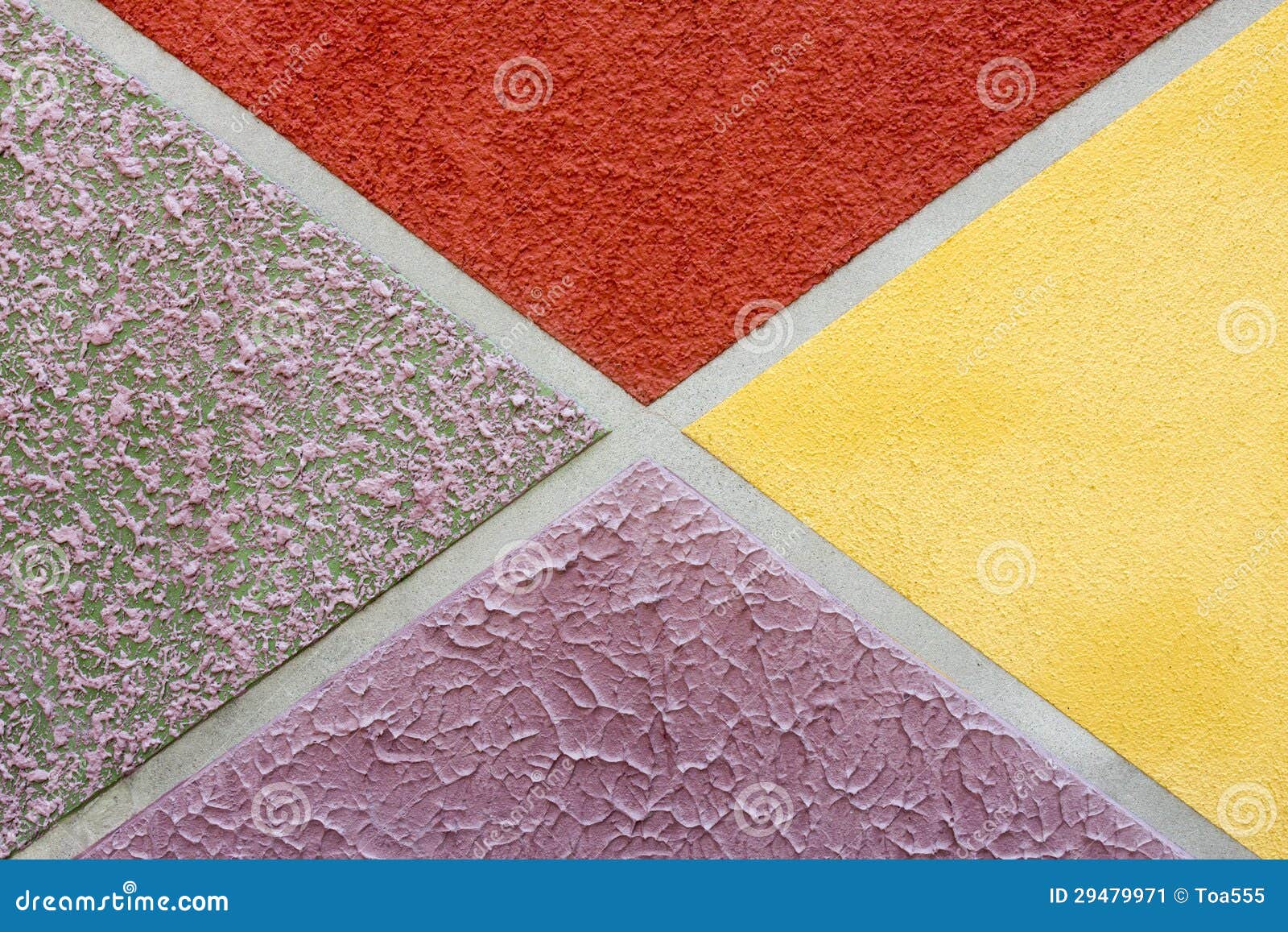 Colorful Set of Concrete Texture Stock Image - Image of backdrop ...