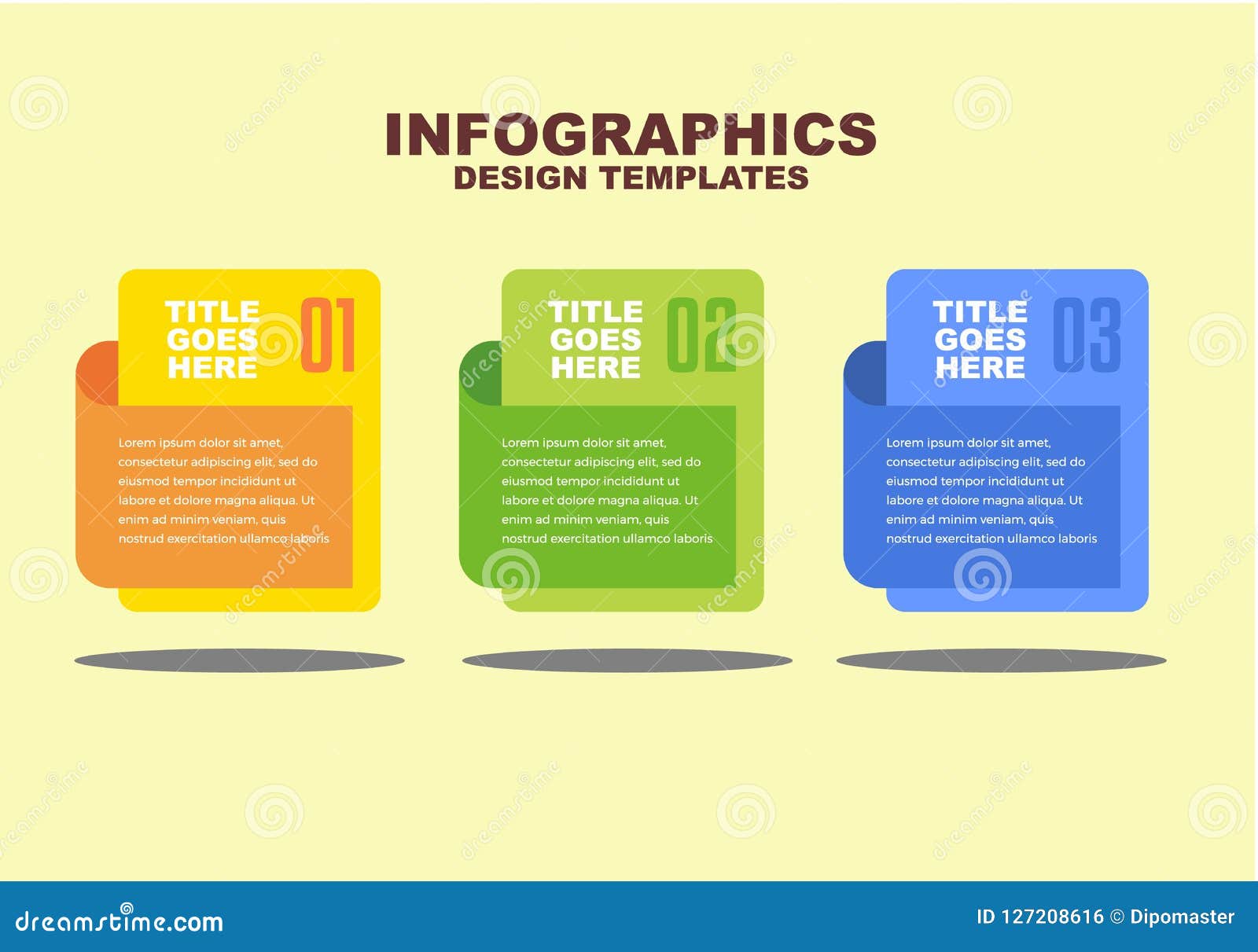 Business and Communication Infographic with Colorful Editable Vector ...