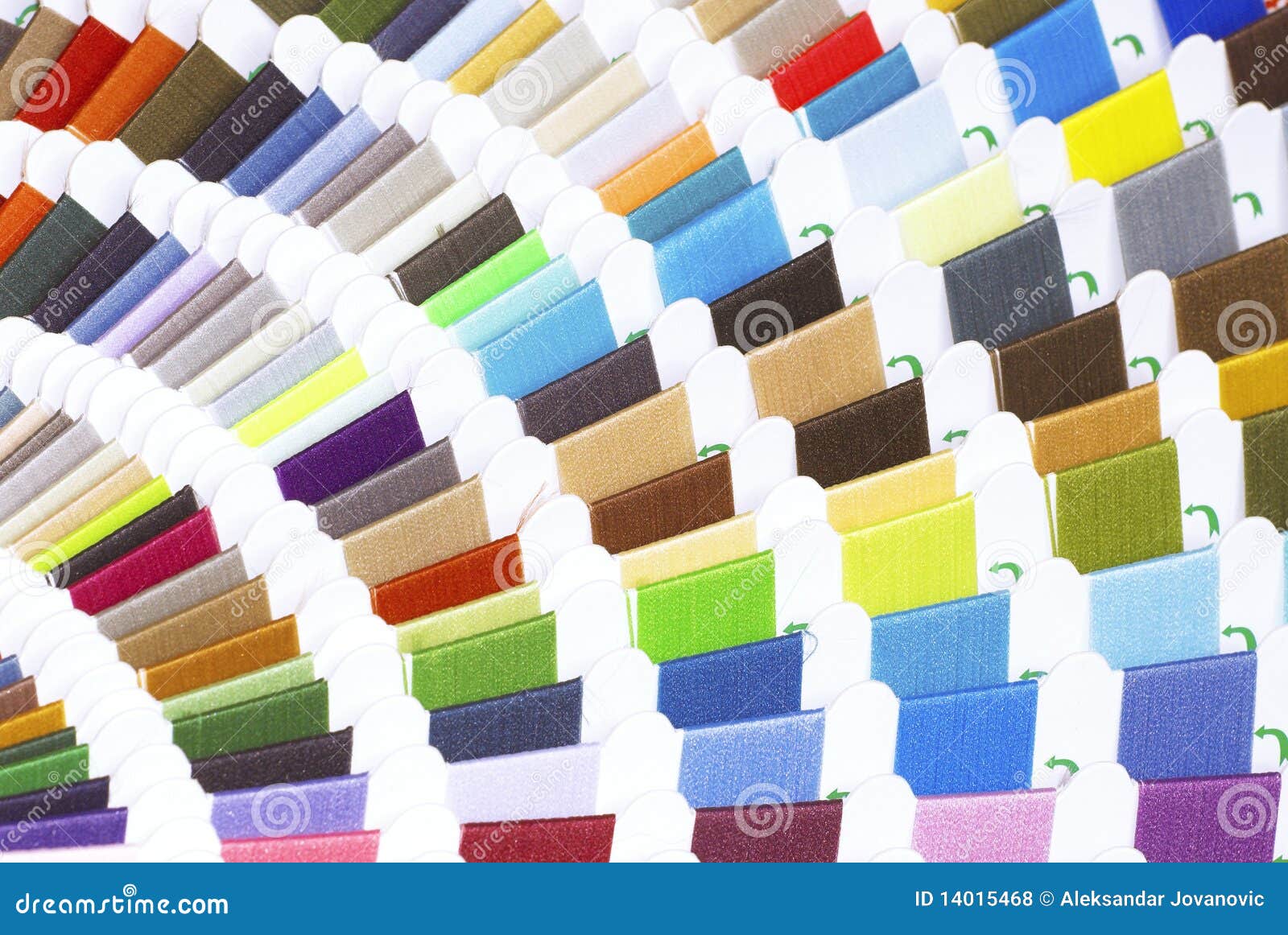 Colorful Sew Thread Samples Stock Photo - Image of embroidery, thread ...