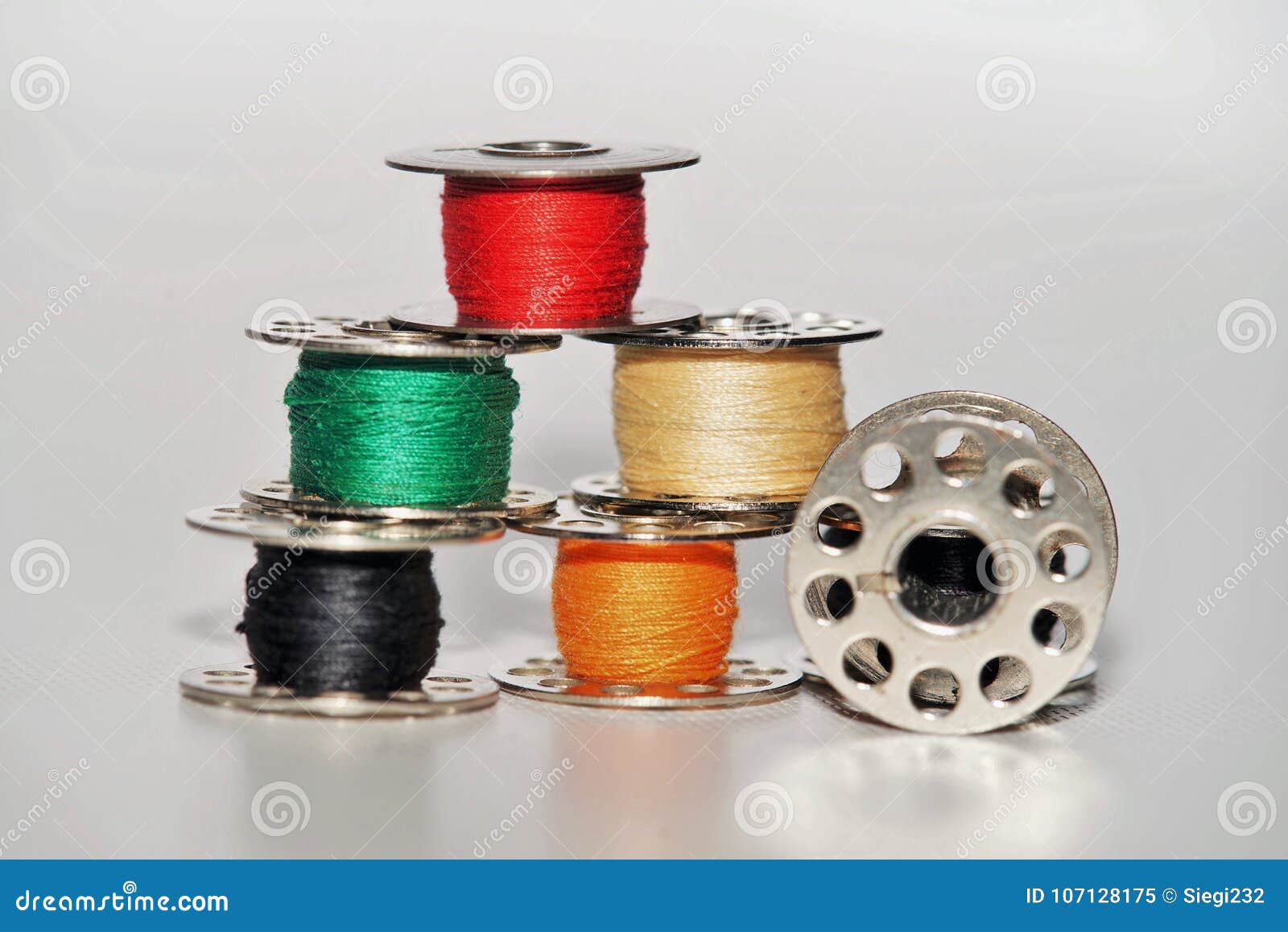 Sewing-thread rolls stock image. Image of thread, sewing - 107128175