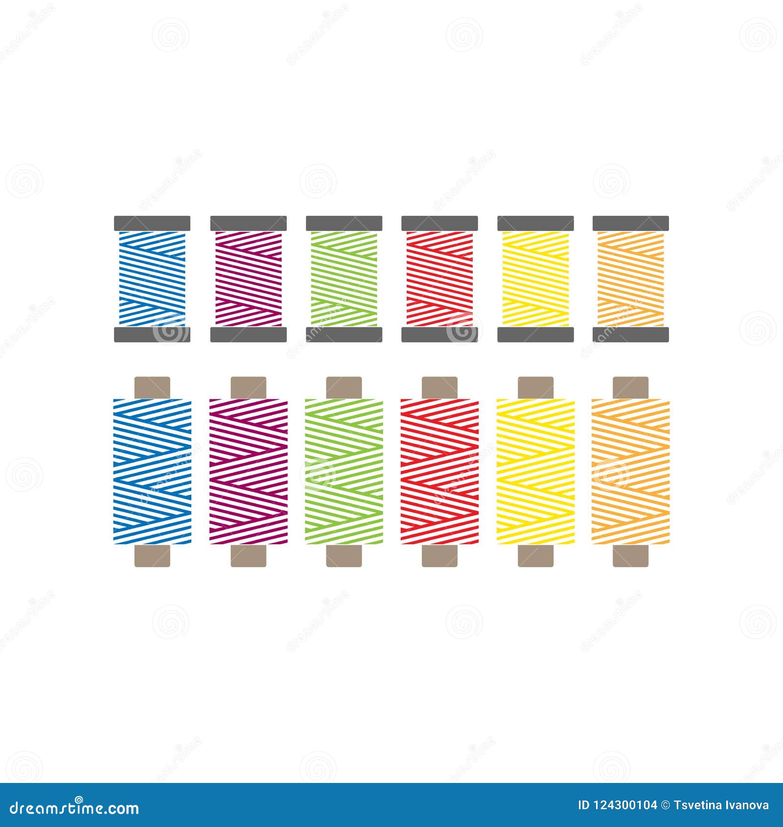 Spool Of Thread And Needle Engraving Vector | CartoonDealer.com #136772223