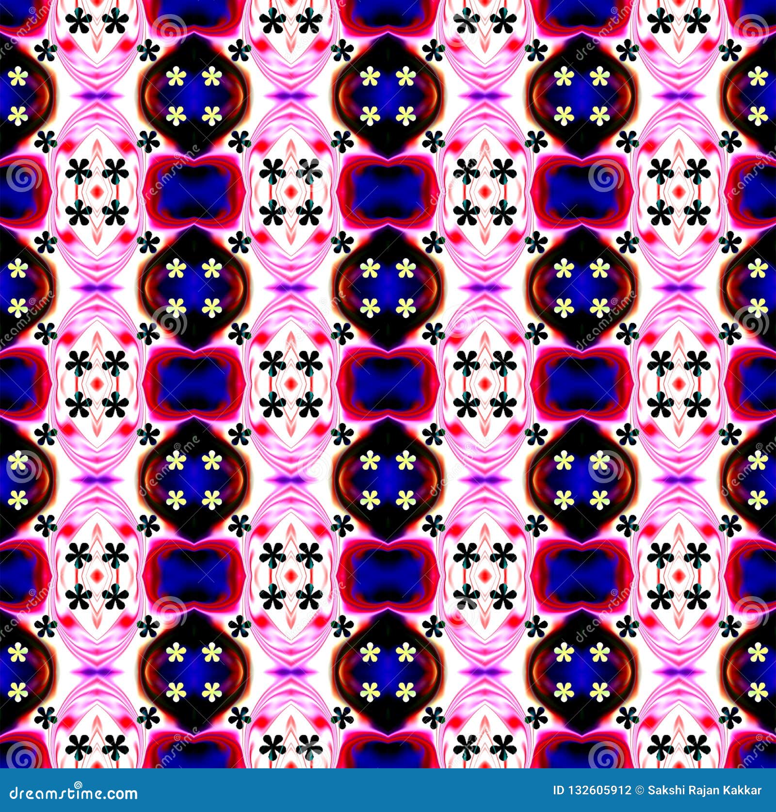 Colorful and Shaded with Lighted Effect Computer Generated Illustration ...