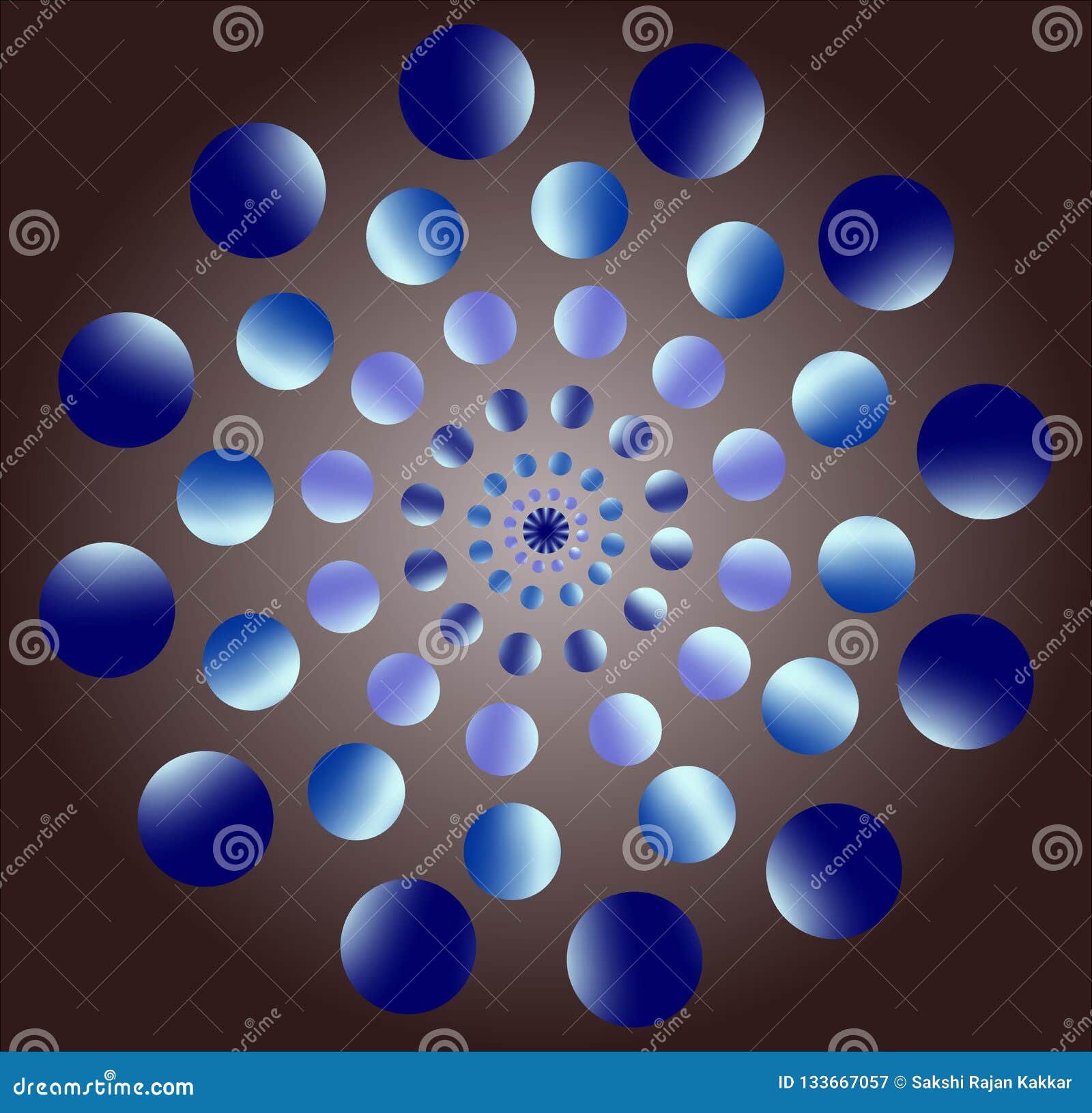 Colorful And Shaded With Lighted Effect Computer Generated Image Design Stock Vector