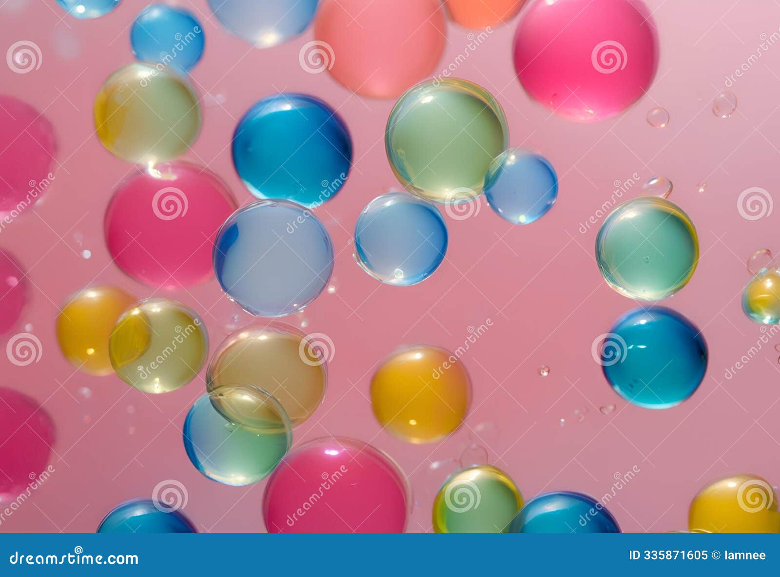 Colorful Shampoo Bubbles Float Abundantly.AI Generated Royalty-Free ...
