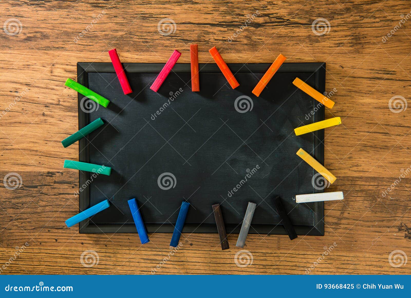 Colorful Shapes of Chalk Attractive Image Stock Image - Image of ...