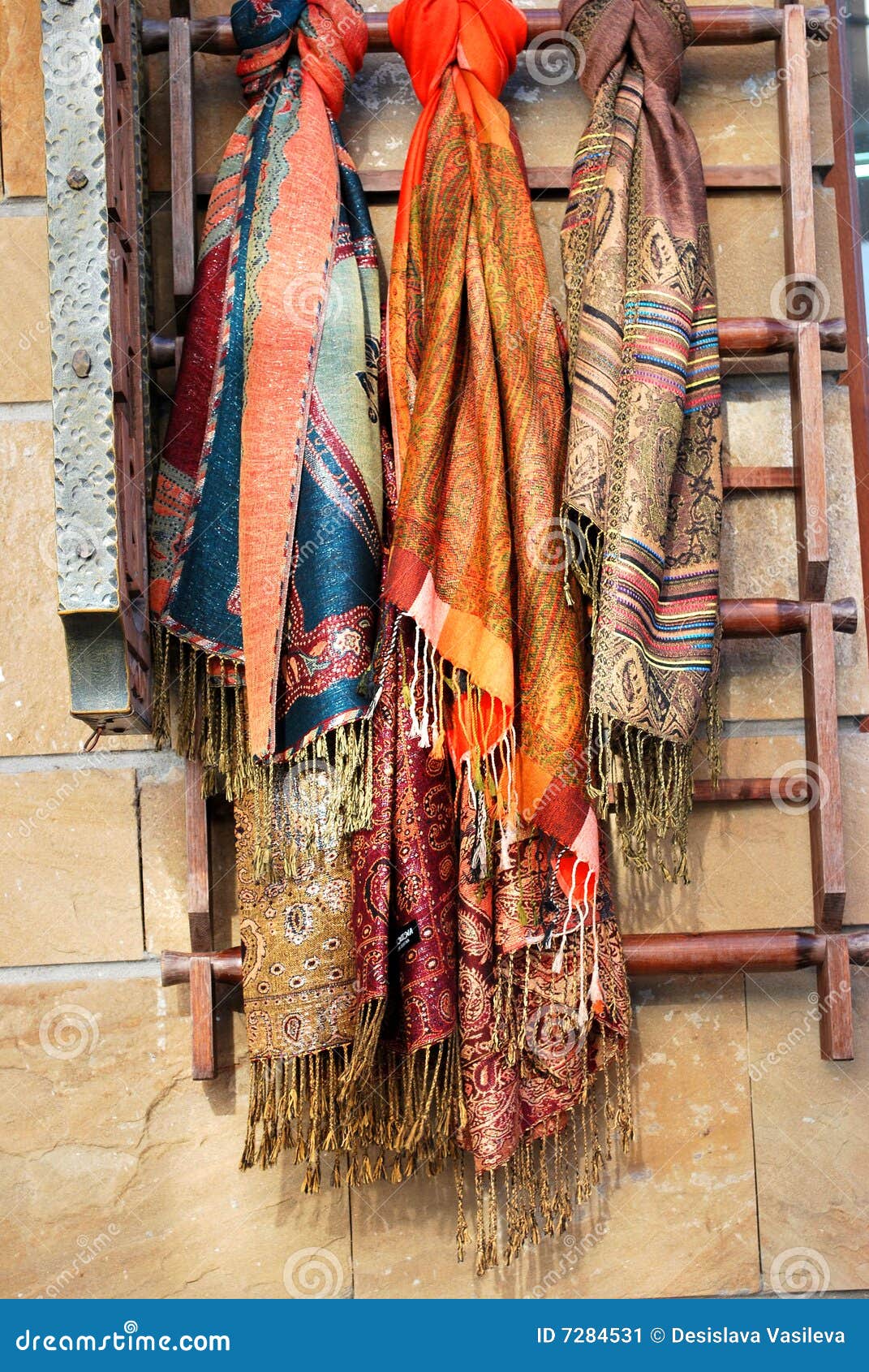 Colorful shawl stock image. Image of ornamental, shawl - 7284531