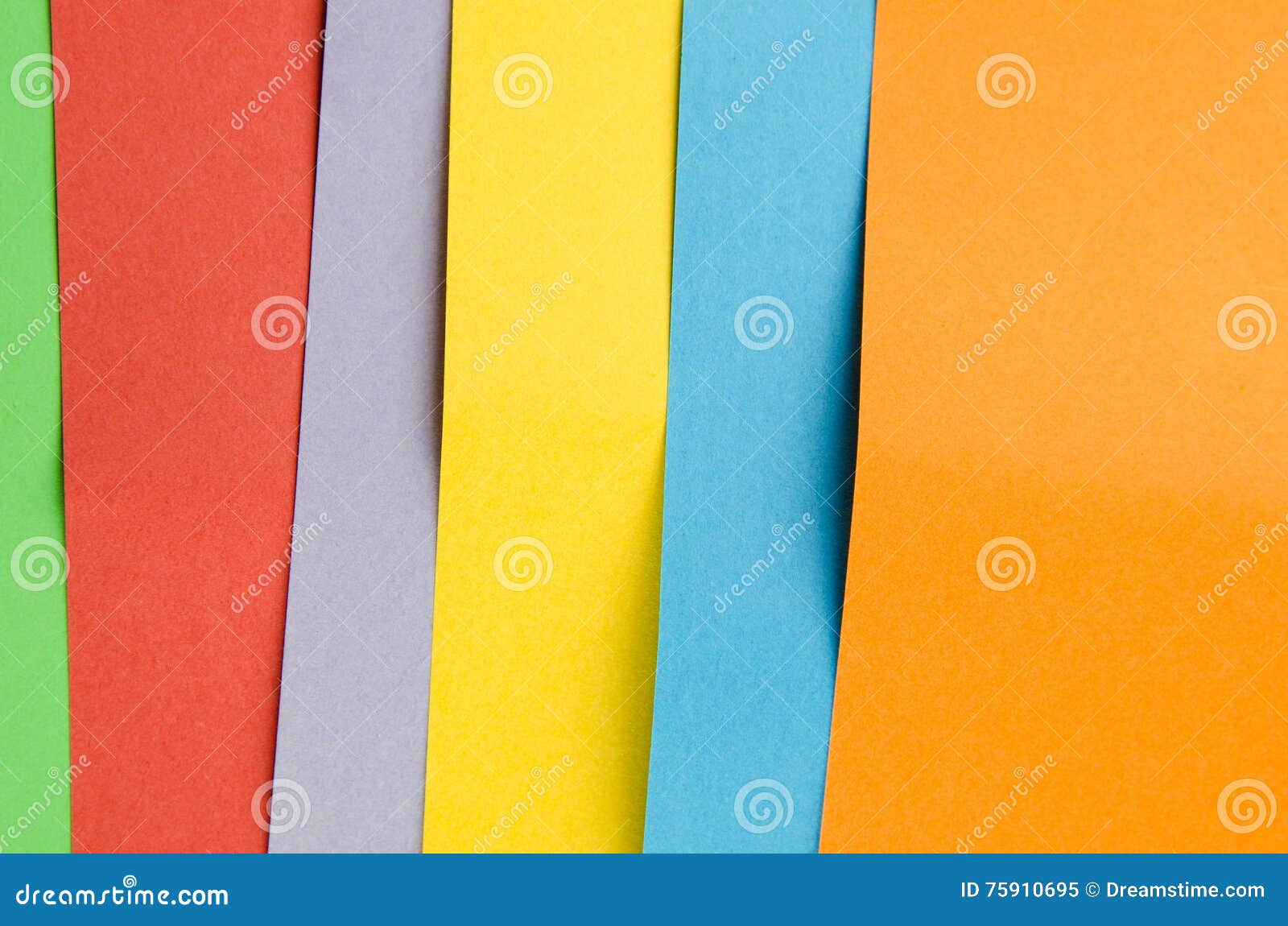 Colorful Sheets of Color Paper, Abstract Background Stock Image - Image ...