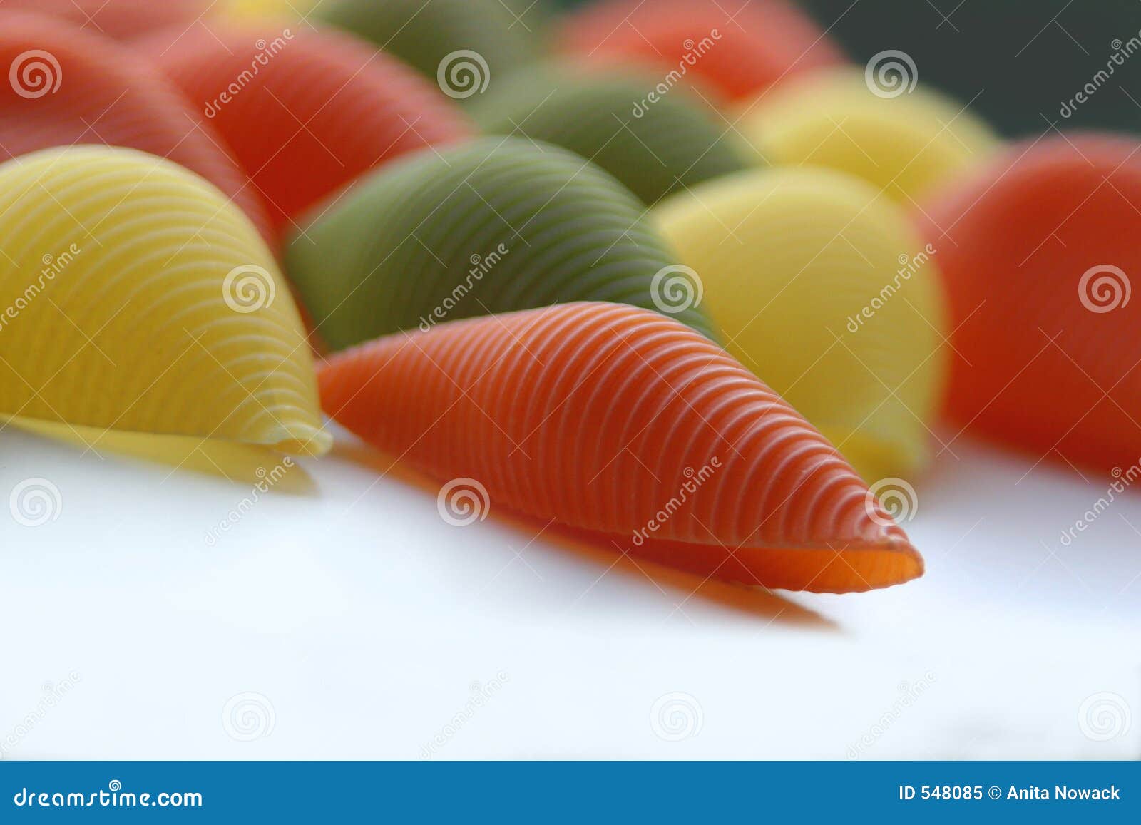 Colorful shells stock image. Image of ingredients, dinner - 548085