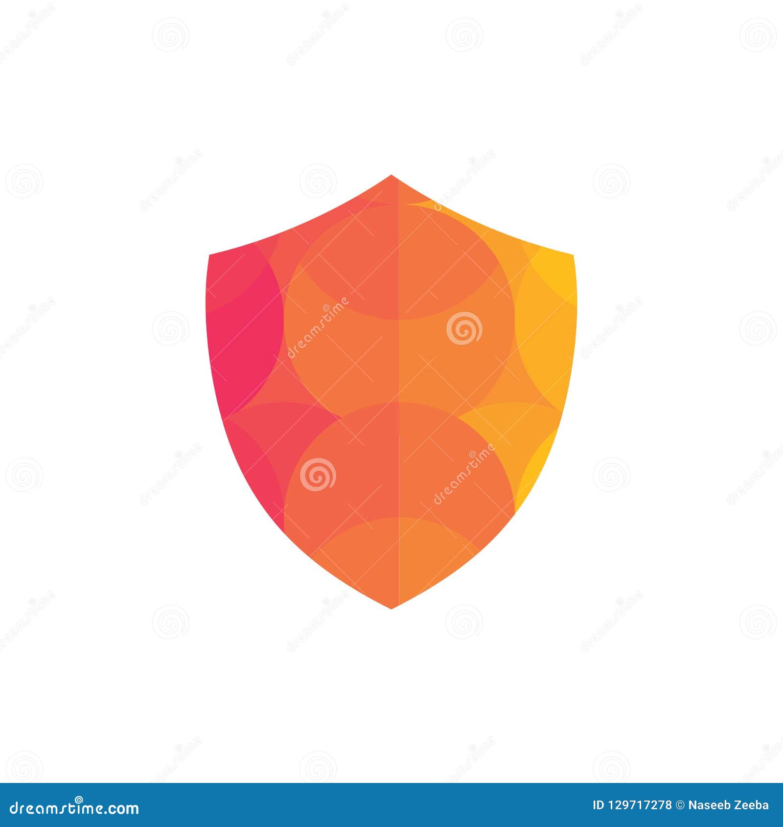 Colorful shield vector. stock vector. Illustration of decoration ...