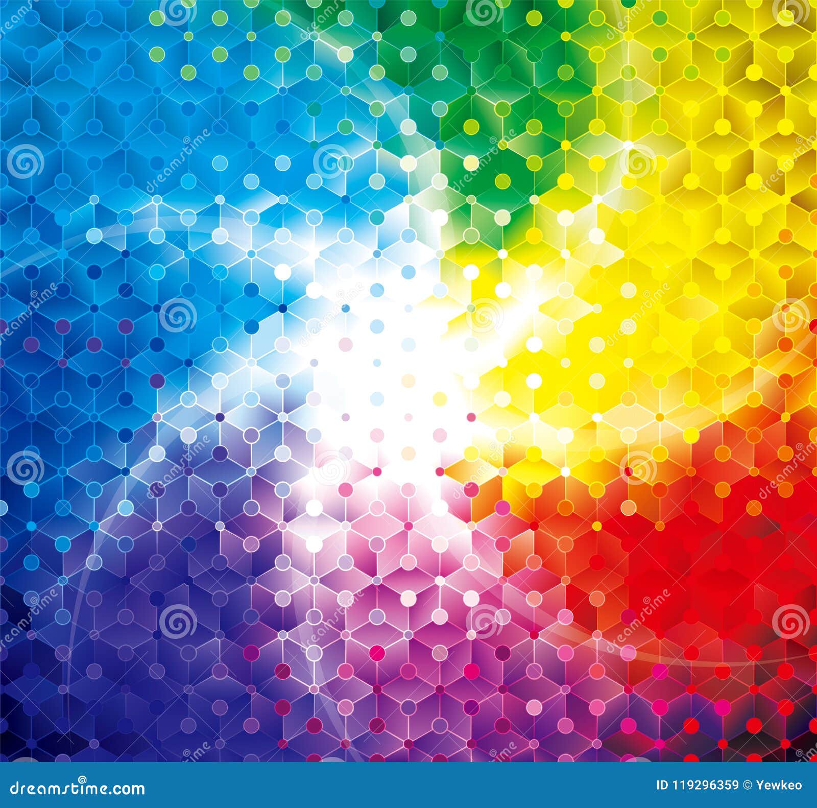Colorful Shining Geometric Background Stock Vector - Illustration of ...