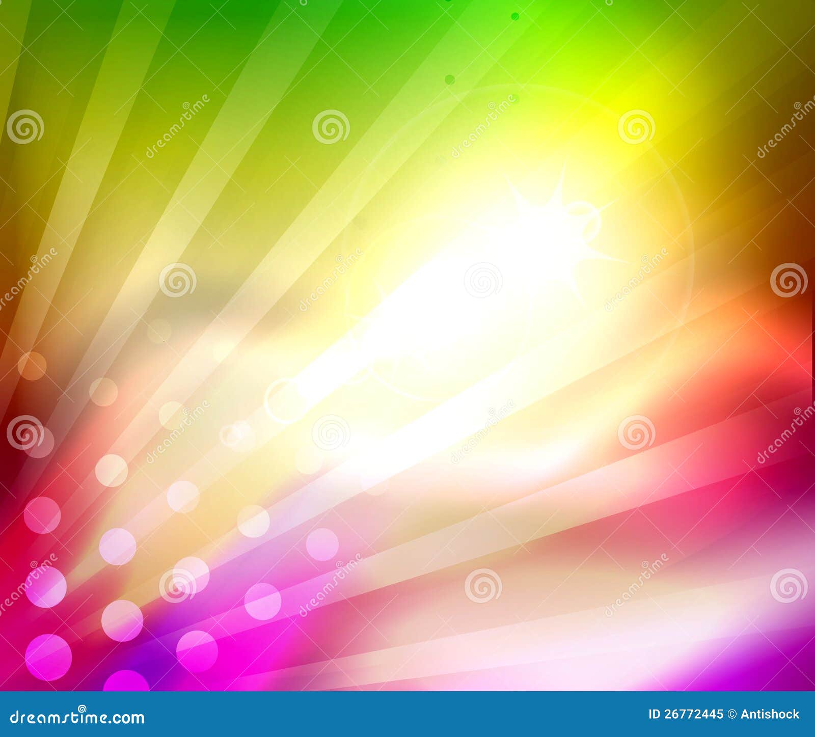 Colorful Shiny Abstract Template Stock Vector - Illustration of motion ...