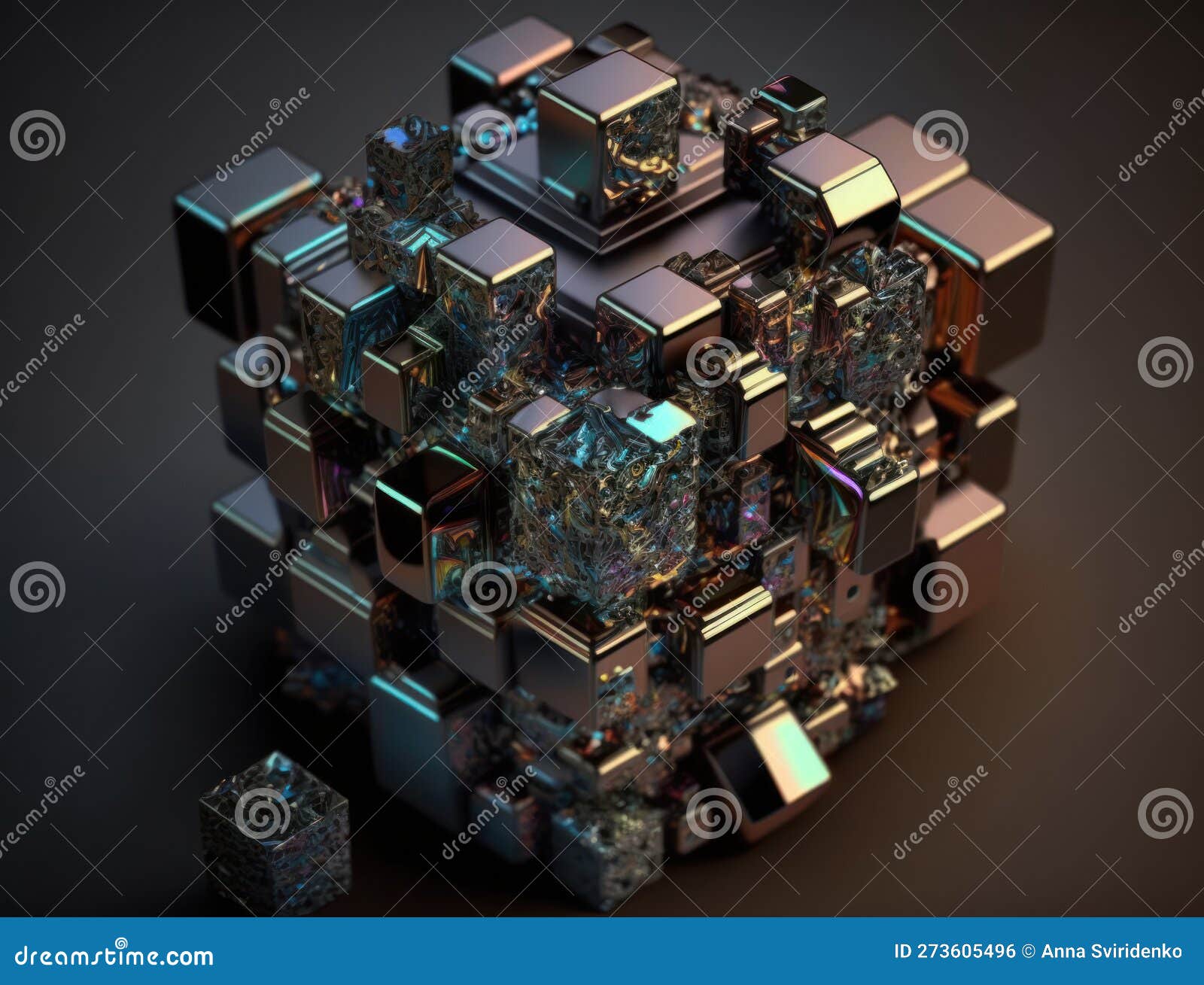 Cube With Bismuth Number 83 Periodic Table Stock Image | CartoonDealer ...