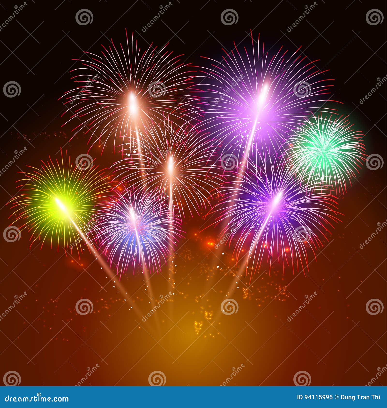 Fireworks Bunch Stock Illustrations – 219 Fireworks Bunch Stock ...