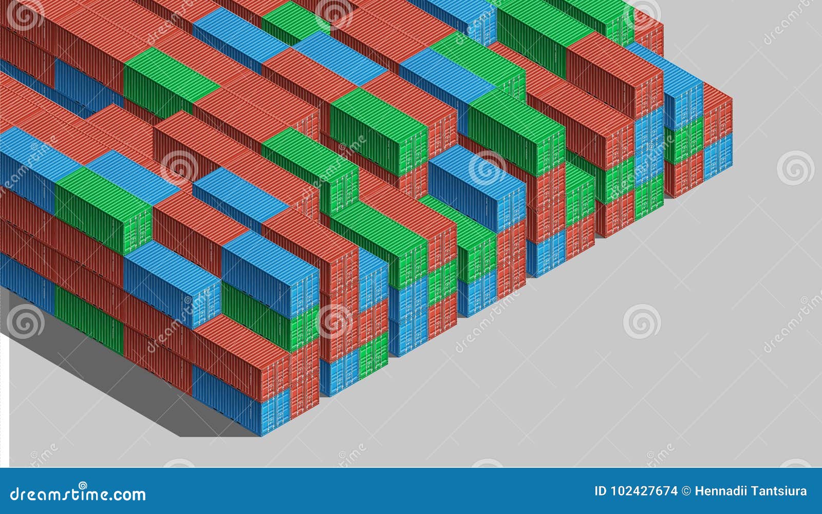 Shipping Cargo Containers for Logistics and Transportation Stock ...