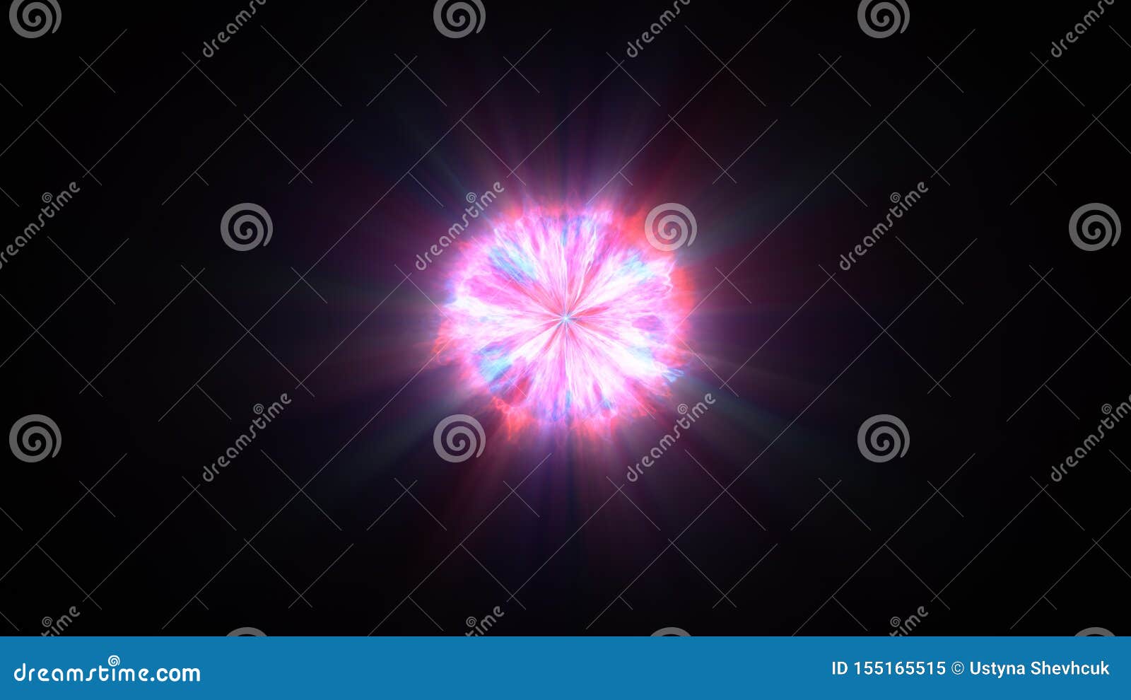 Colorful Shock Wave Consisting Particles. VFX Elements, Graphic ...