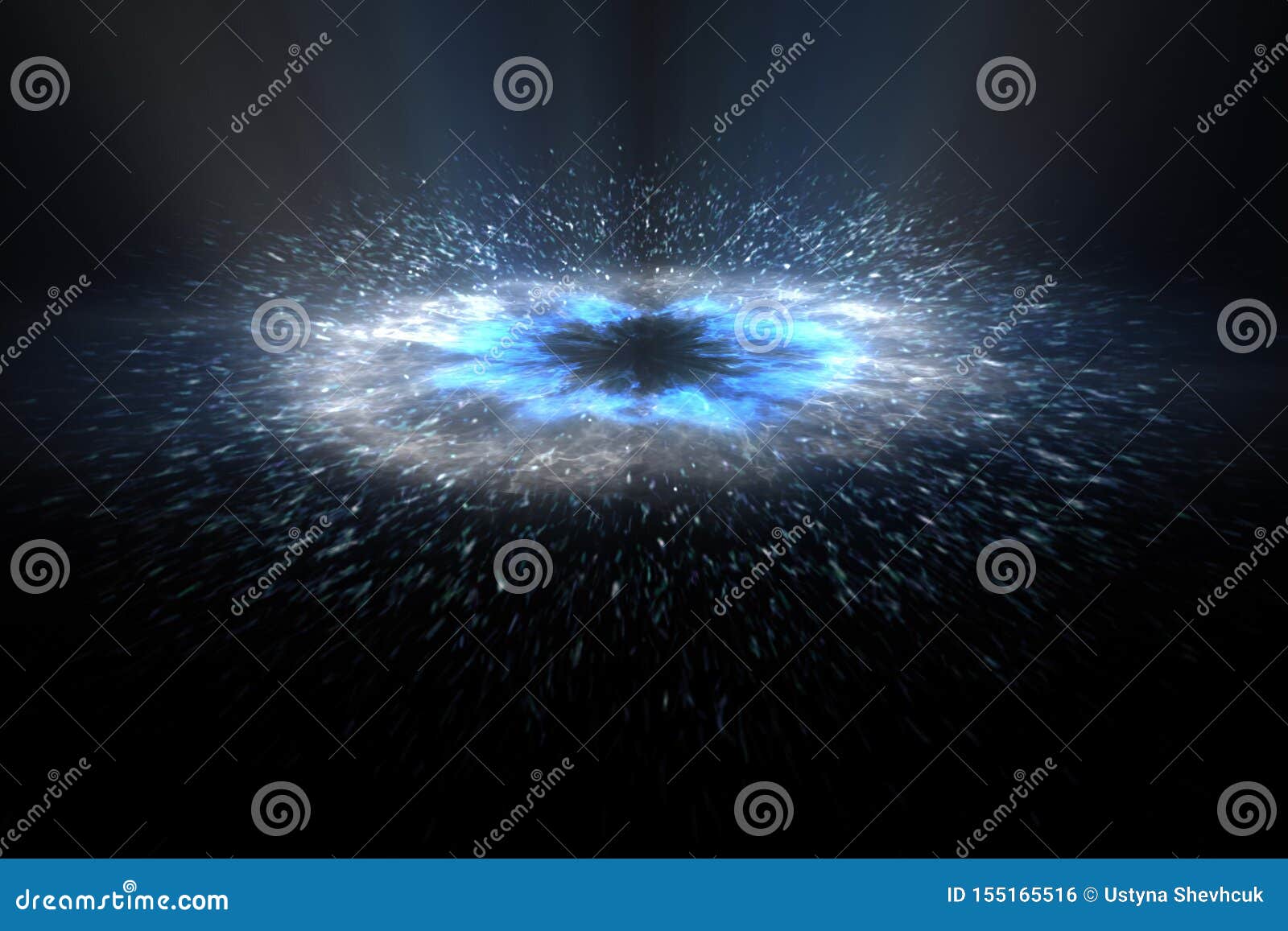 Colorful Shock Wave Consisting Particles. VFX Elements, Graphic ...