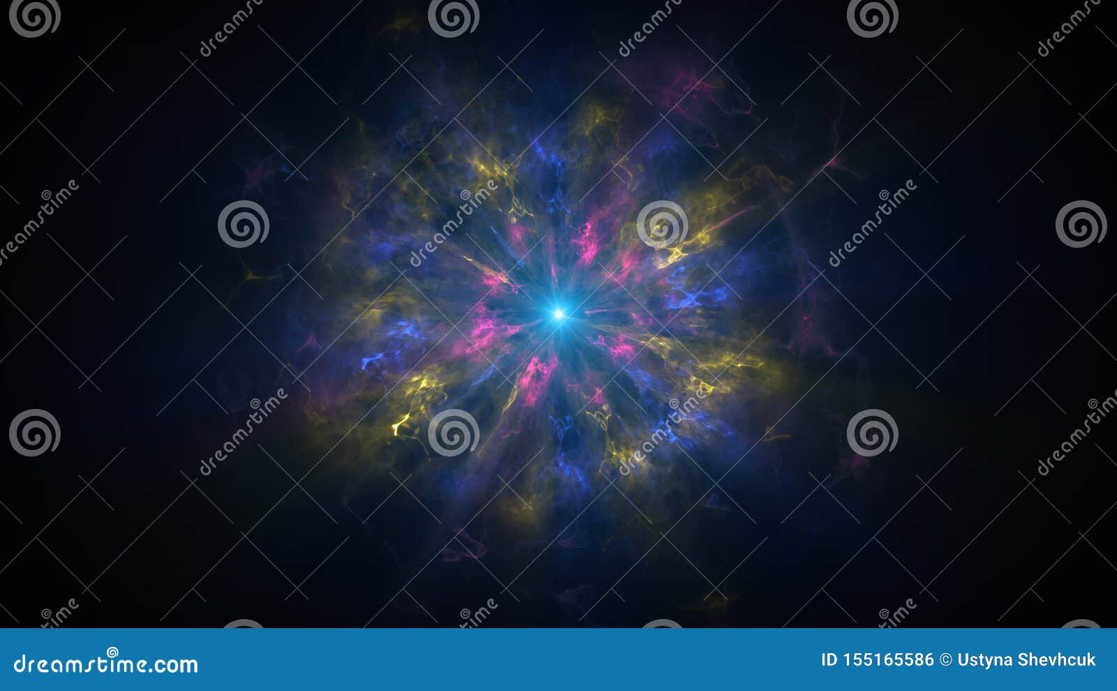 Colorful Shock Wave Consisting Particles. VFX Elements, Graphic ...