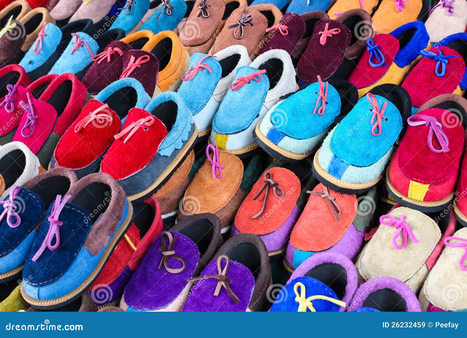 Colorful shoe stock image. Image of girl, childhood, little - 26232459