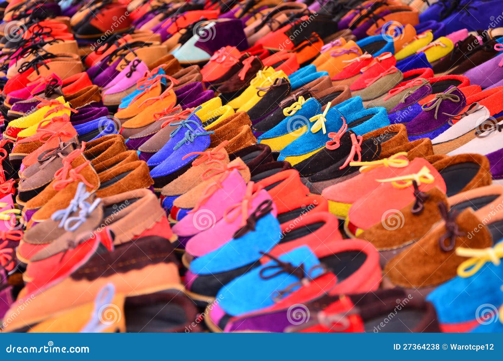 Colorful Shoes stock photo. Image of sell, shoes, highlight - 27364238