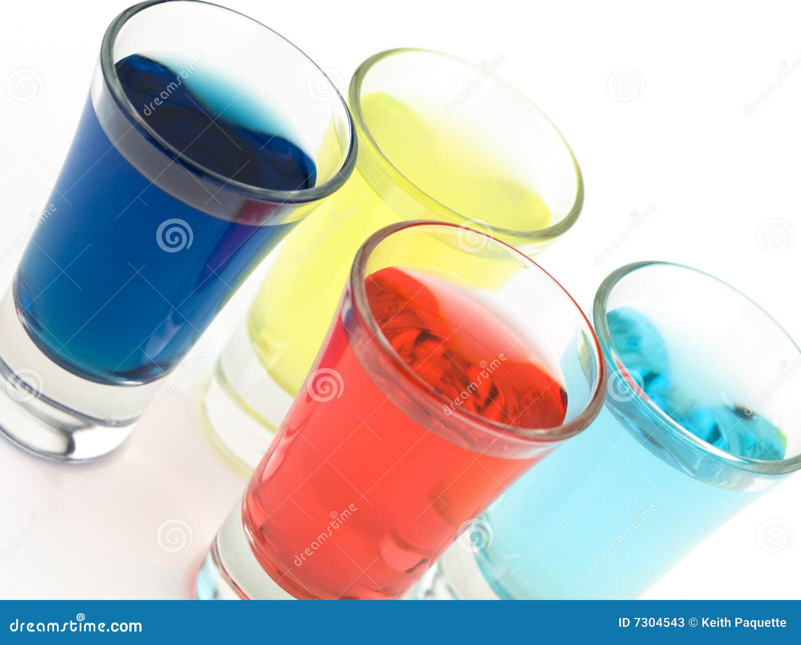 Colorful Shot Glasses stock image. Image of glass, purple - 7304543