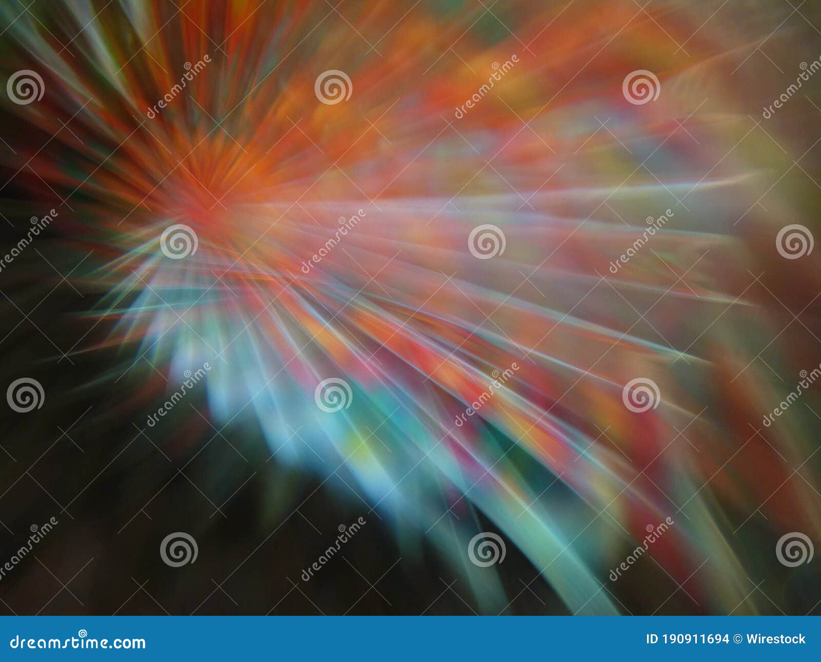 Colorful Shot of Intersecting Refracted Abstract Light Layers Stock ...