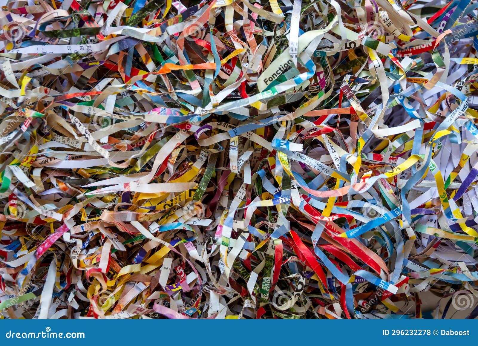Colorful Shredded Crinkle Cut Paper Royalty-Free Stock Photography ...
