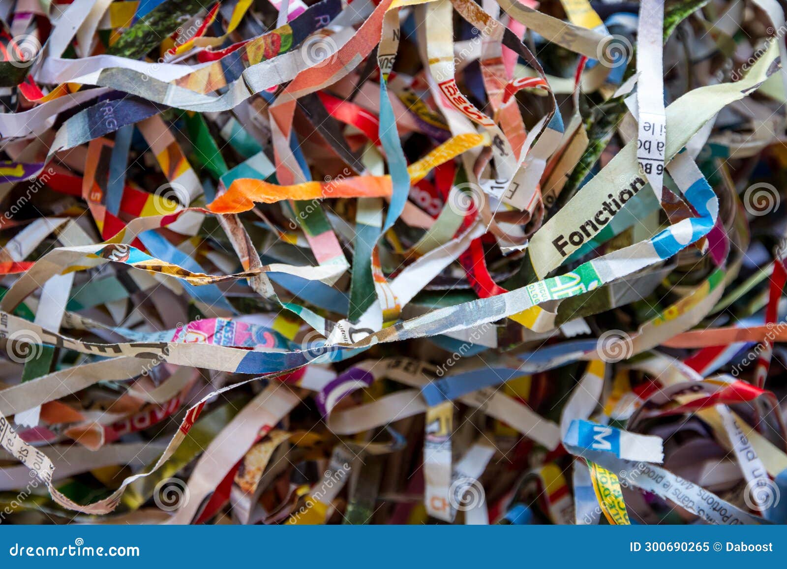 Colorful Shredded Papers Wallpaper Stock Image - Image of shred, paper ...