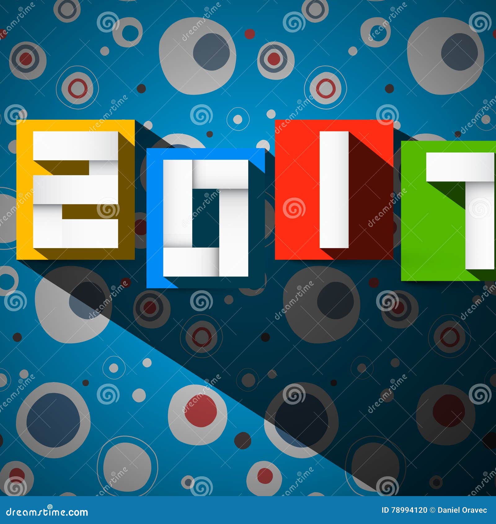 2017 Colorful Sign stock vector. Illustration of calendar - 78994120