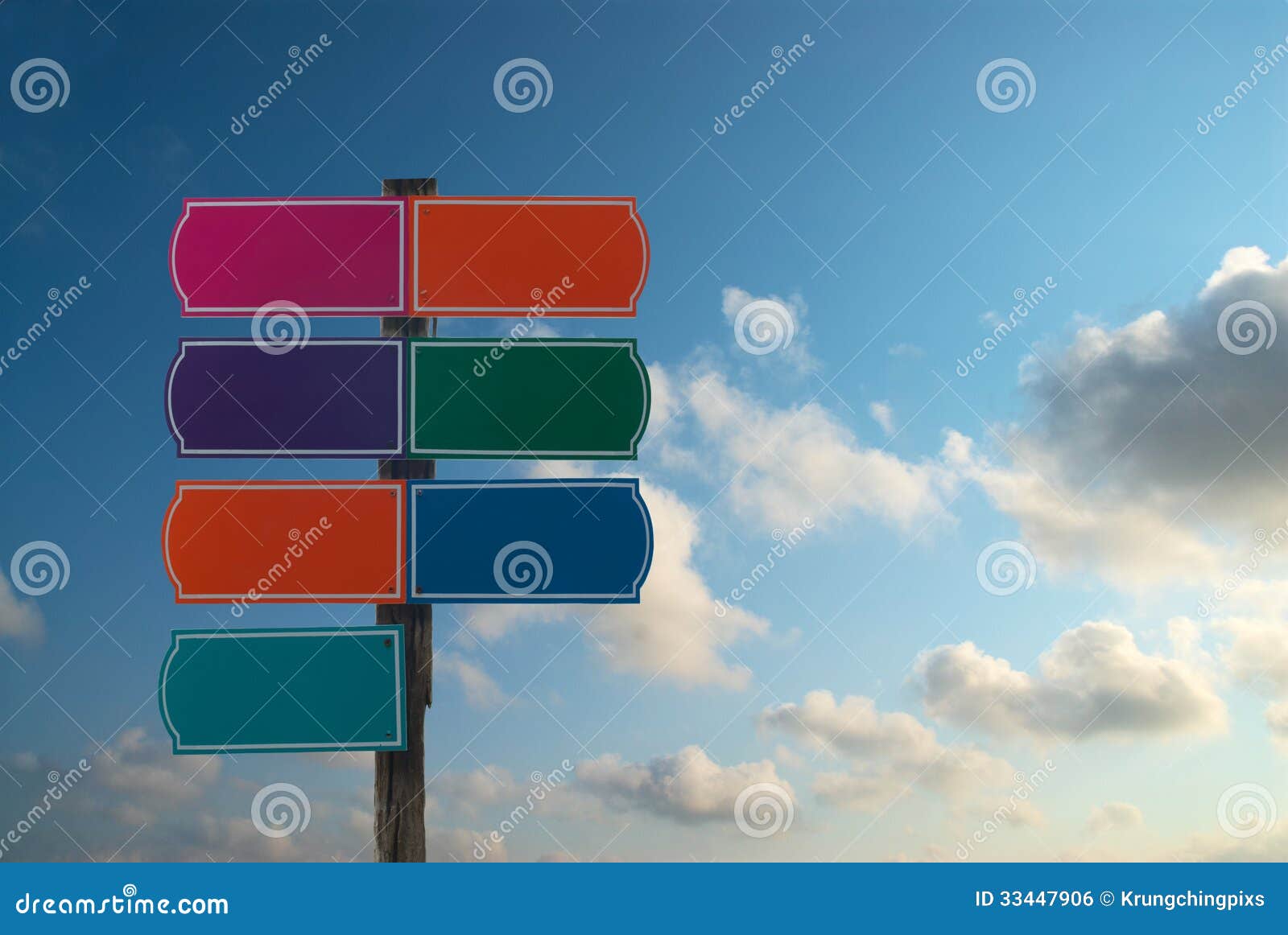 Colorful signs stock photo. Image of object, sign, street - 33447906