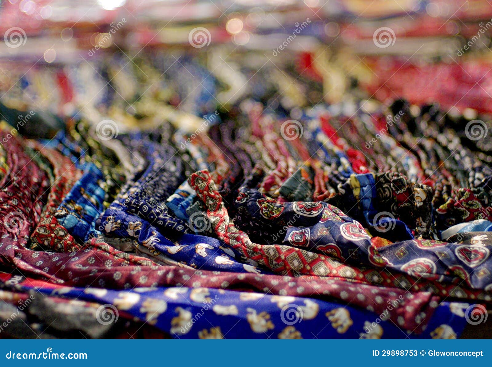 Colorful Silk Fabric, Printed Pattern Stock Image - Image of cloth ...