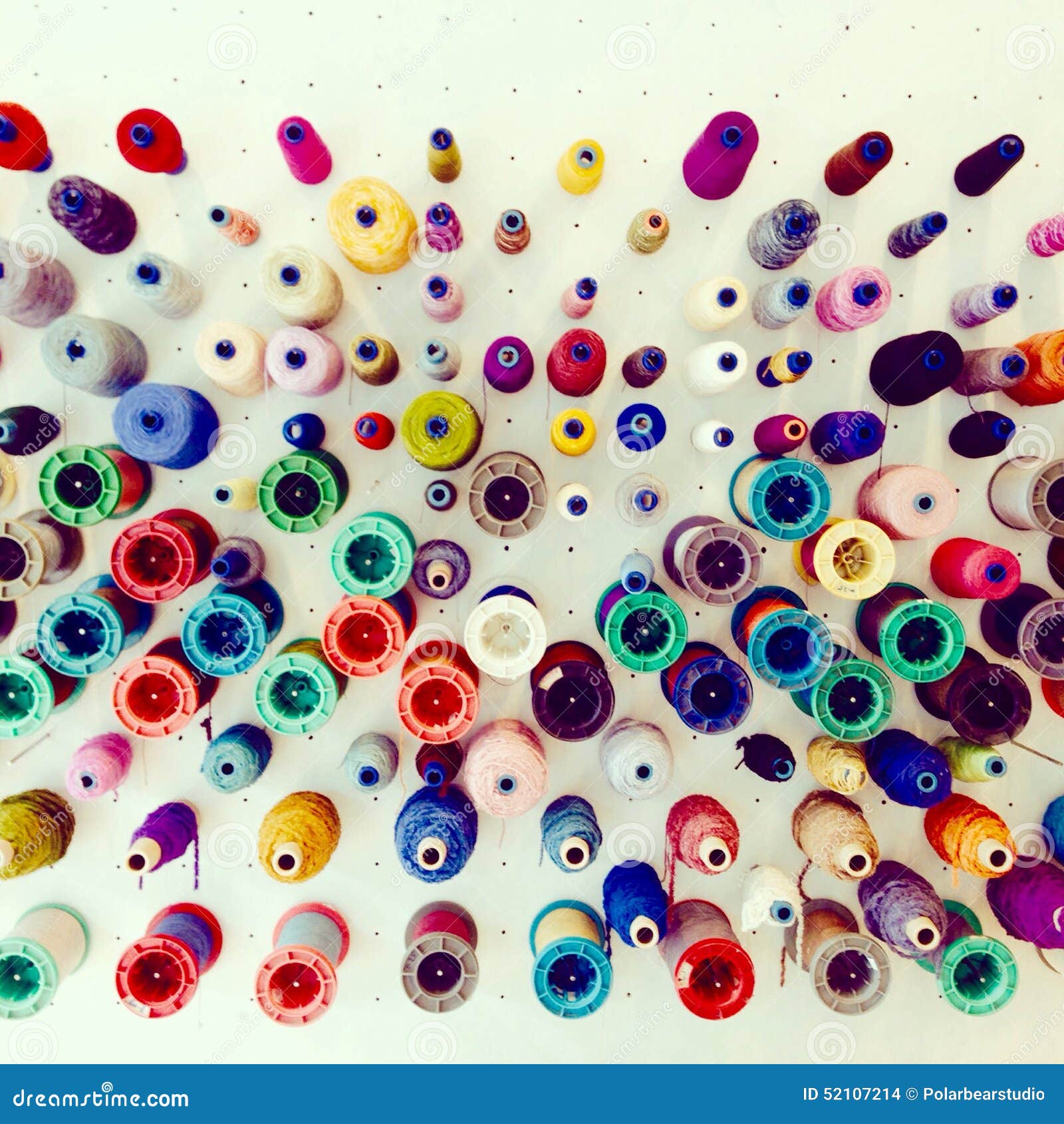 Colorful Silk Threads Display for Weaving Stock Photo - Image of happy ...