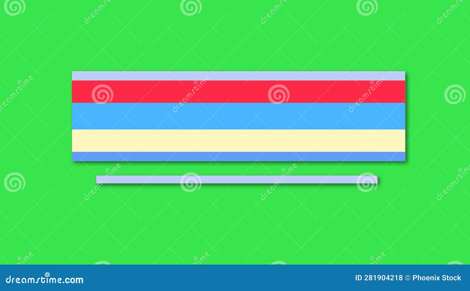 Colorful Simple Minimalistic Lower Third Animation. Stock Illustration ...