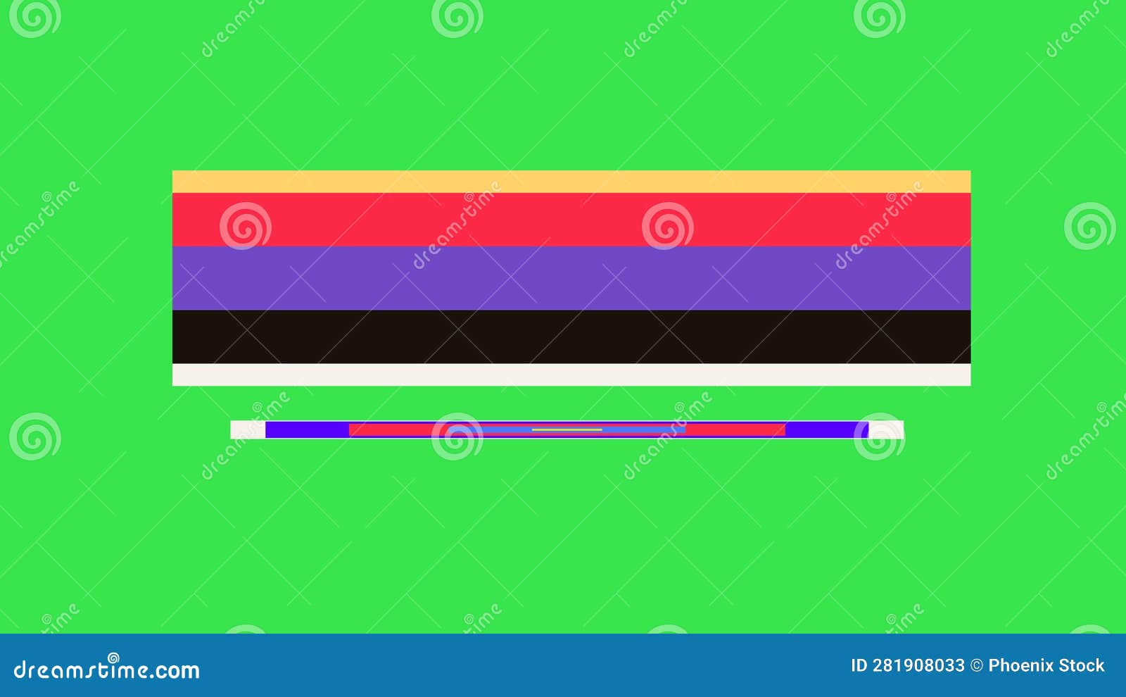 Colorful Simple Minimalistic Lower Third Animation. Stock Image - Image ...