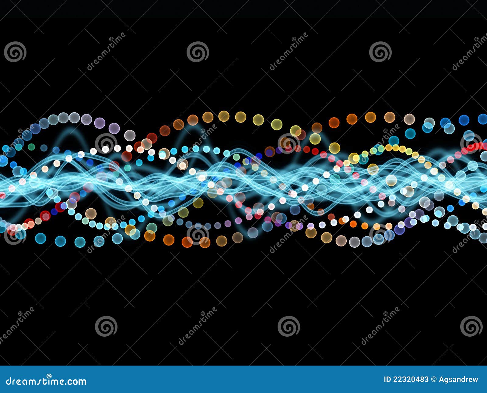 Colorful Sine Wave Pattern stock illustration. Illustration of wave ...