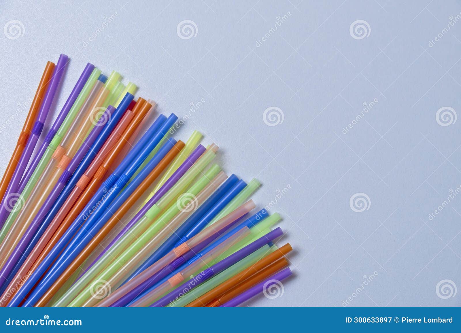 Colorful Single Use Drinking Straws Stock Image - Image of restaurant ...
