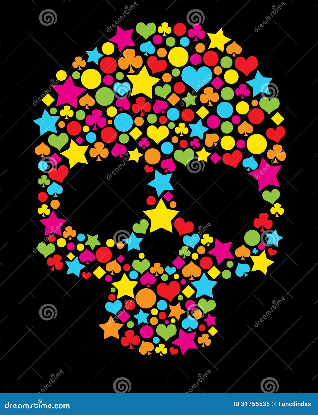 Colorful Skull Stock Photo | CartoonDealer.com #60962454