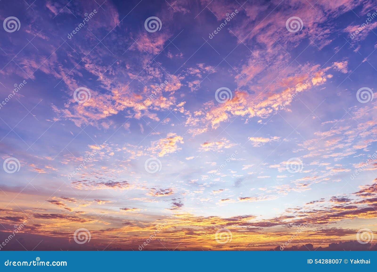 Colorful Sky Background stock image. Image of sunrise - 54288007
