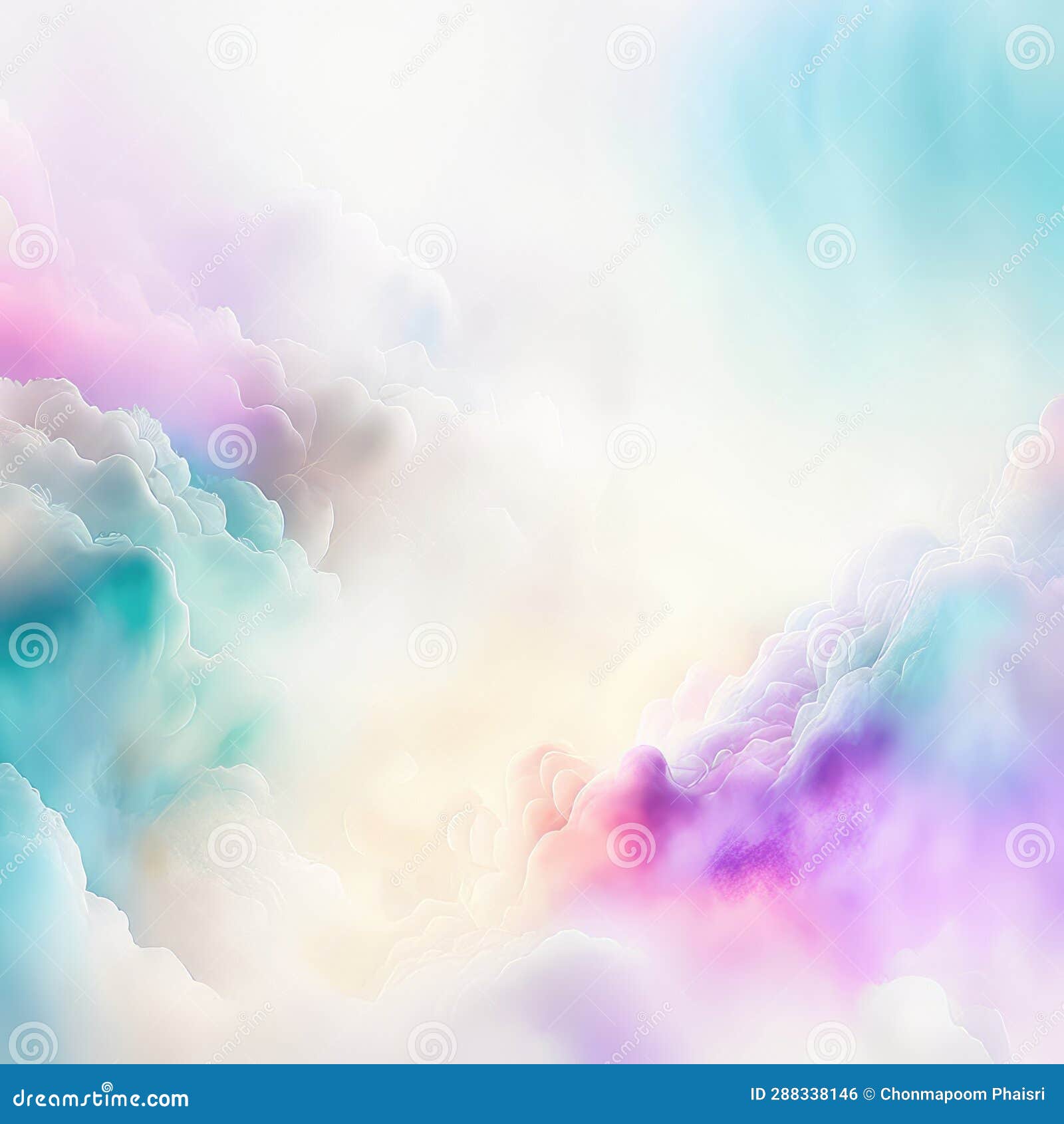 Colorful Sky with Clouds. Abstract Background. 3d Rendering. AI ... Colorful Sky with Clouds. Abstract Background. 3d Rendering. AI ...