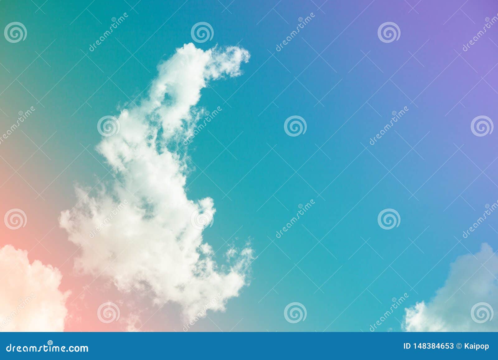 Colorful Sky and Clouds. & X28;heaven Stock Image - Image of light ...