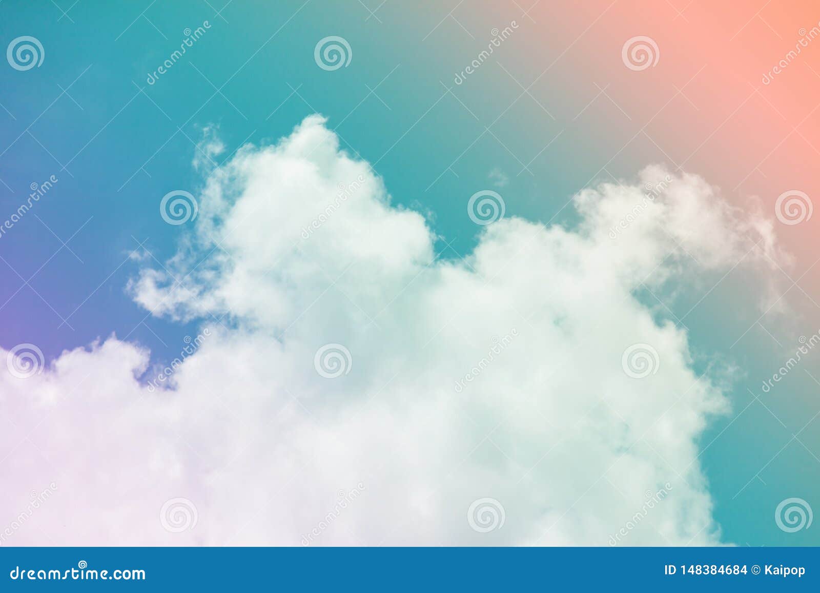 Colorful Sky and Clouds. & X28;heaven Stock Photo - Image of abstract ...