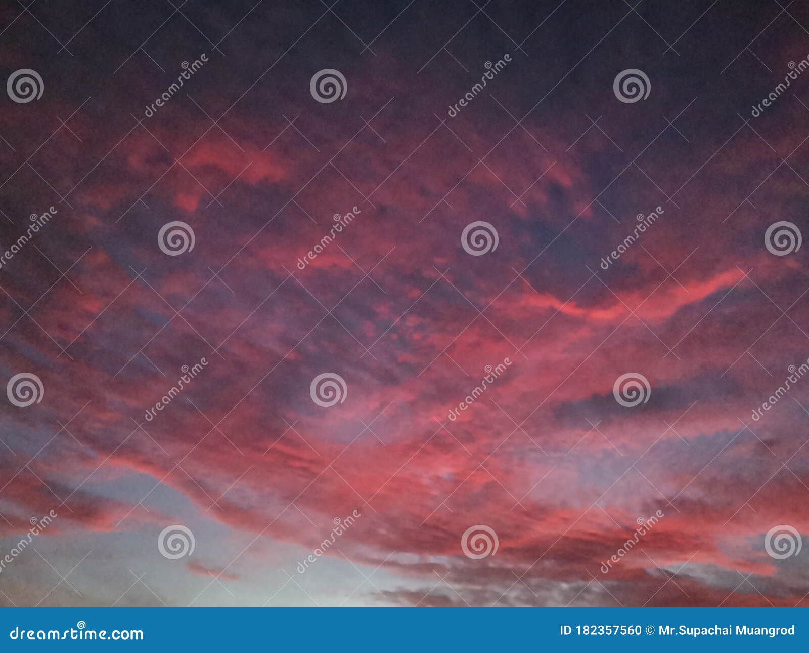 Colorful Sky in the Morning, Colorful Clouds Stock Photo - Image of ...