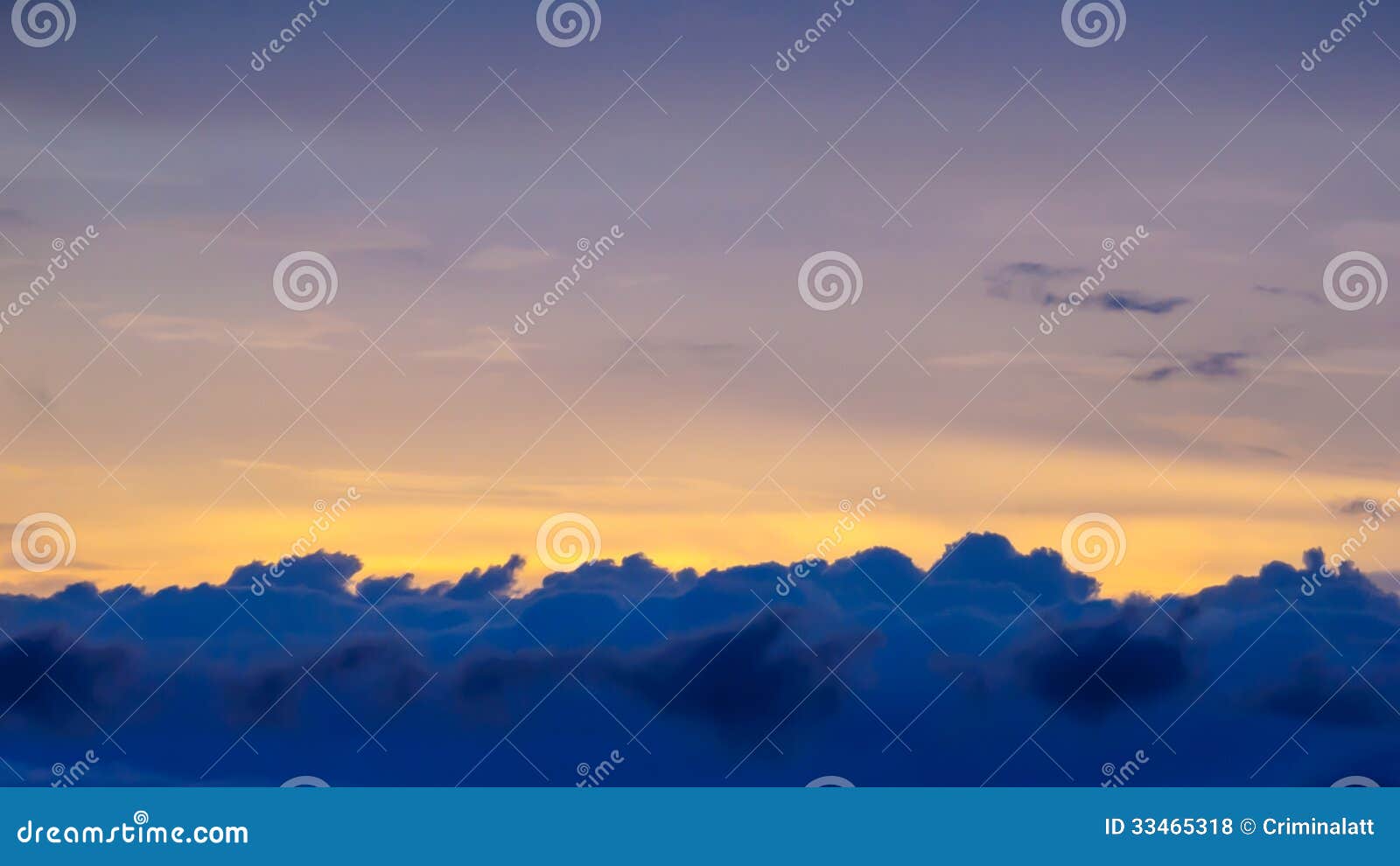 Colorful Sky in Twilight Time Stock Photo - Image of scenic, cloudy ...
