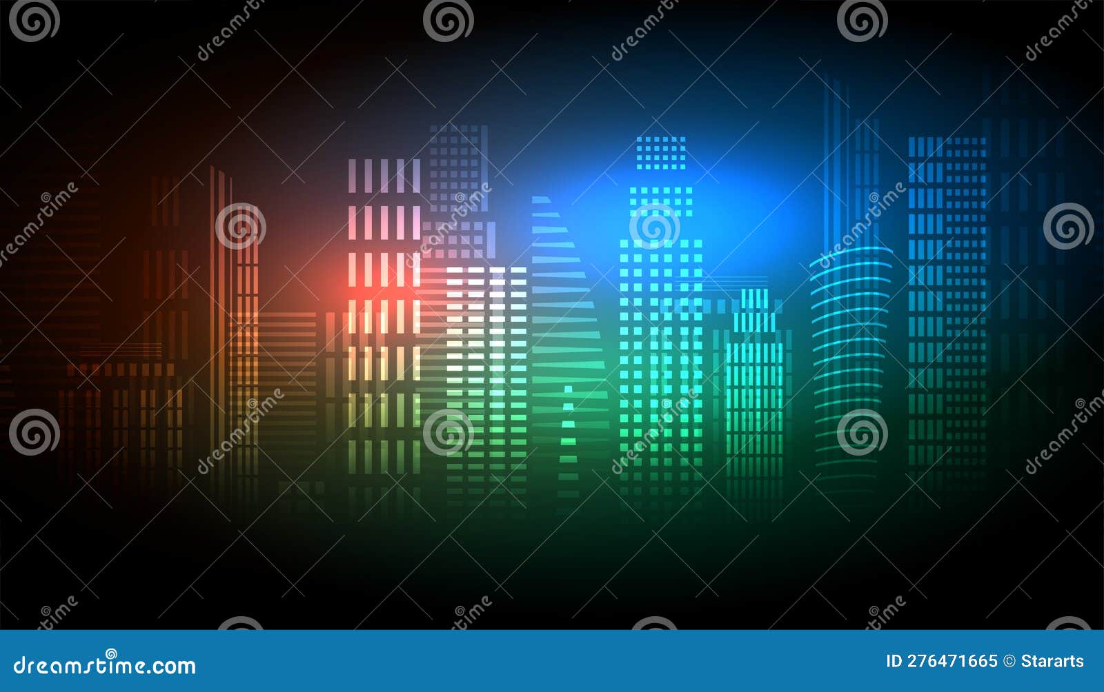 Colorful Skyscraper Building Banner Explore Beauty of Architecture ...