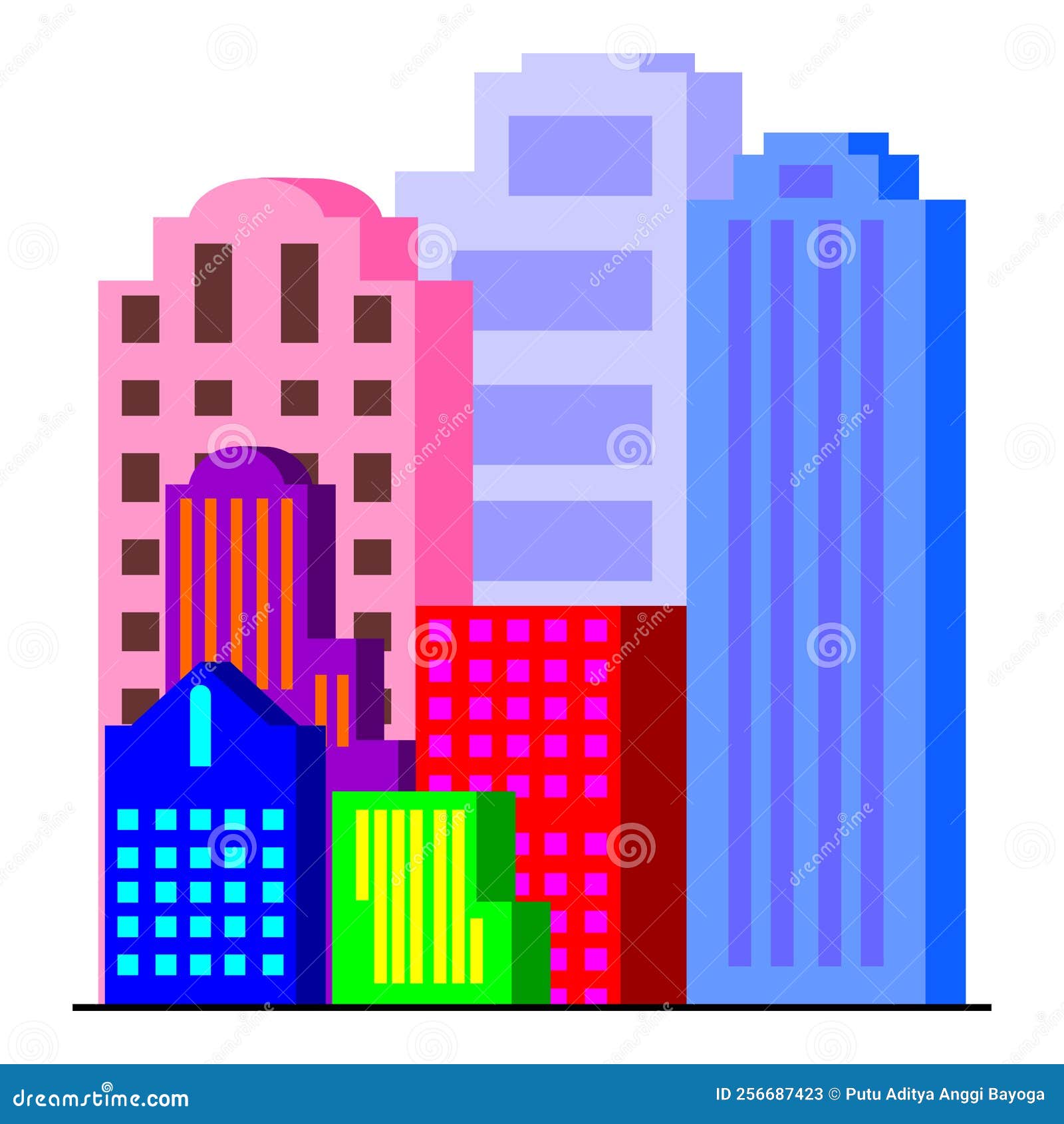 Skyscraper Illustration Artificial Intelligence Artwork Generated ...