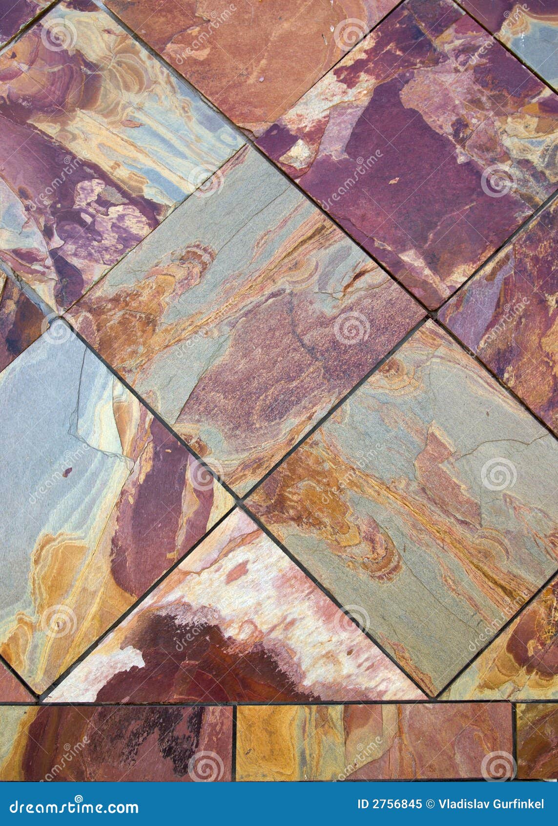 Colorful slate tiles stock image. Image of regular, patterns - 2756845
